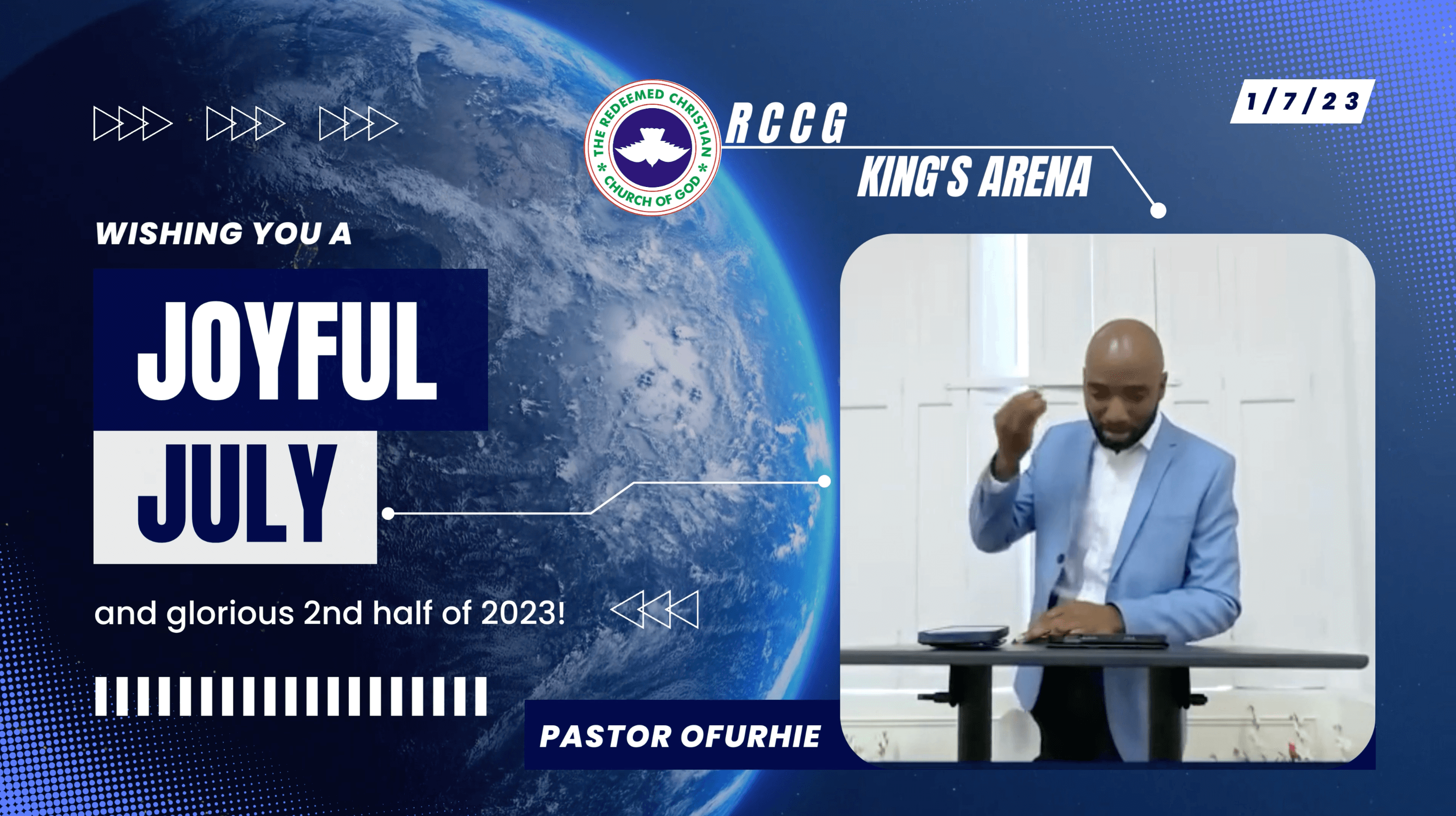 Wishing You a Joyful July - Kings Arena Church